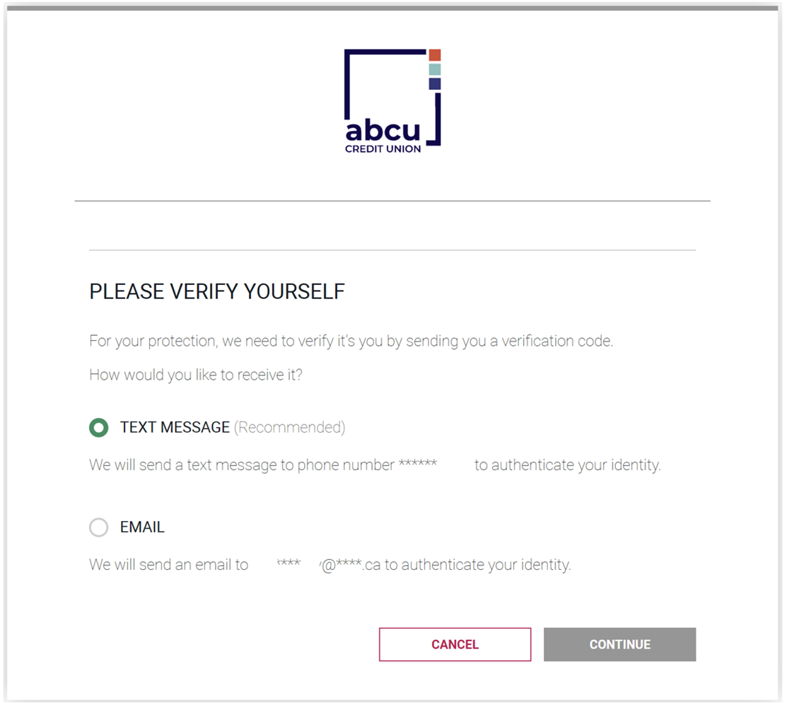 Introducing 2-Step Verification | ABCU Credit Union